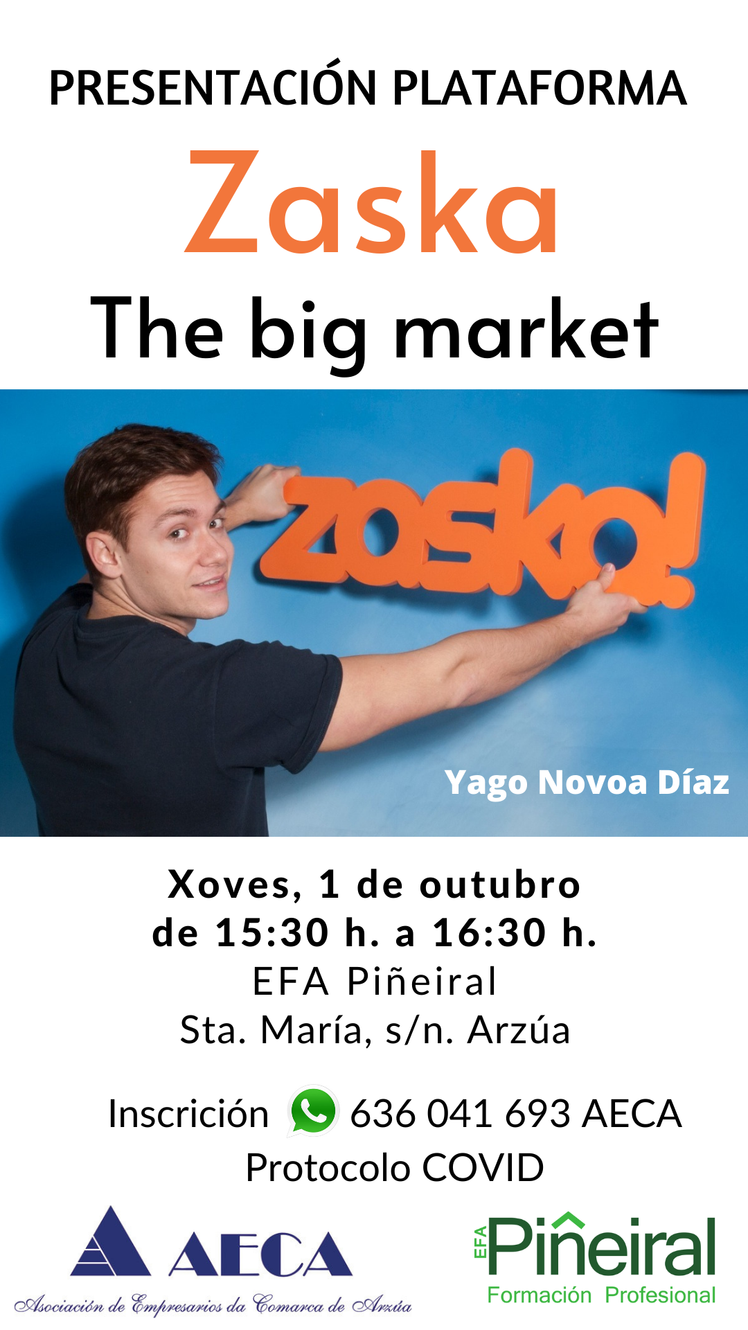 O CCA DE ARZÚA INTÉGRASE NO MARKET PLACE «ZASKA» – AECA | Asociación de ...